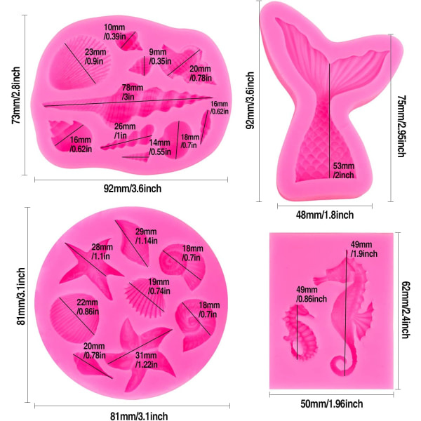 TG Gör-det-själv - marint tema form , sjöjungfrutema forme Verktyg ...