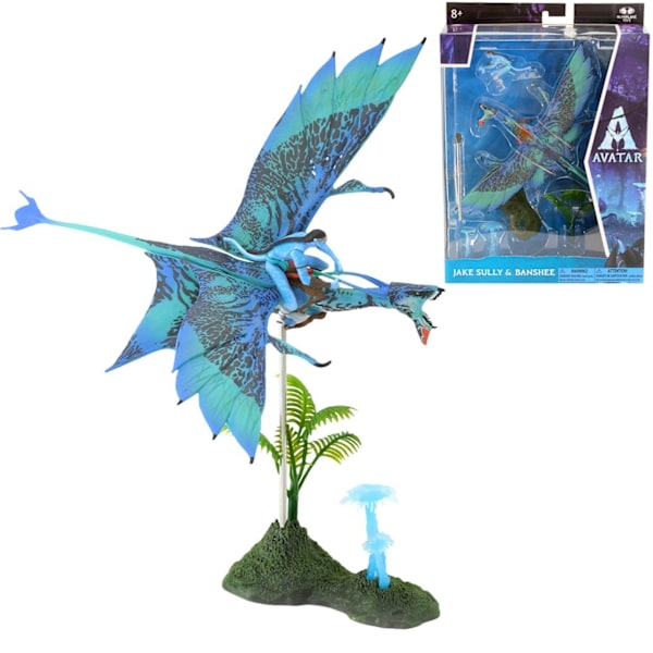 McFarlane Toys Avatar Jake Sully & Banshee World of Pandora Figu ...