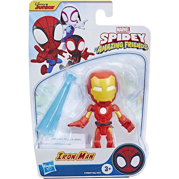 Marvel Spidey And His Amazing Friends Iron Man Figur 10cm Multicolor ...