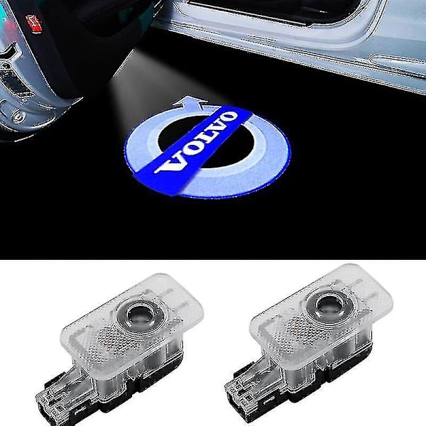 2 st Lampor För Volvo S90 S80l S60l Xc60 Led Projektor Dörr Golvlampa A(FMY) | Fyndiq
