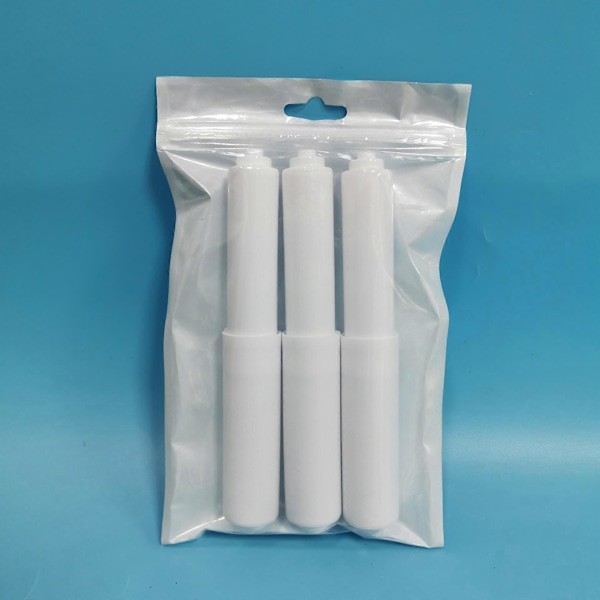 3 kpl WC-paperitelinepidikettä Muovi Valkoinen WC-paperirullanpidike ...