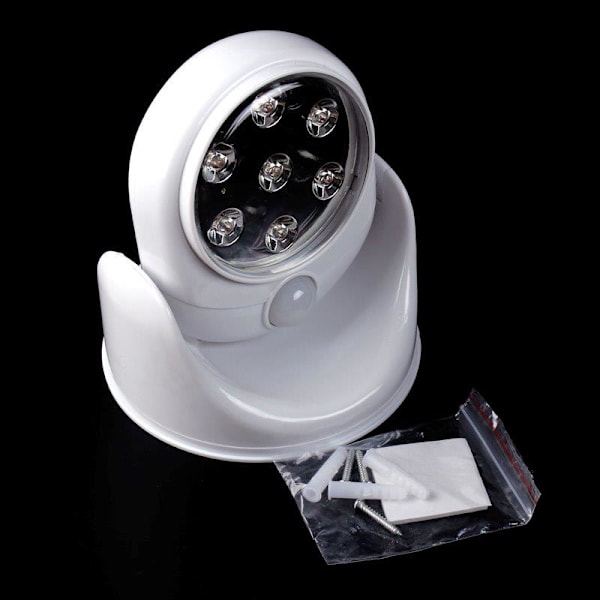 Trådlös Utebelysning LED rörelseaktiverad med 7 lampor | Fyndiq