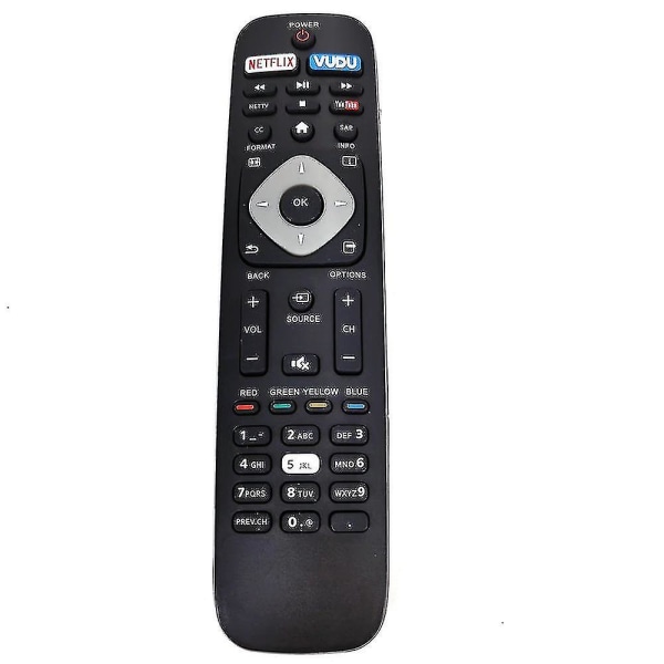 Rplacement Nh500up Lämplig För Philips 4k Uhd Smart Tv Fjärrkontroll