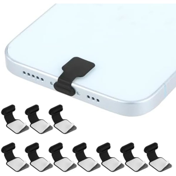 USB C Dammskydd, 10-pack Silikon Laddningsskydd USB C Portskydd Anti ...