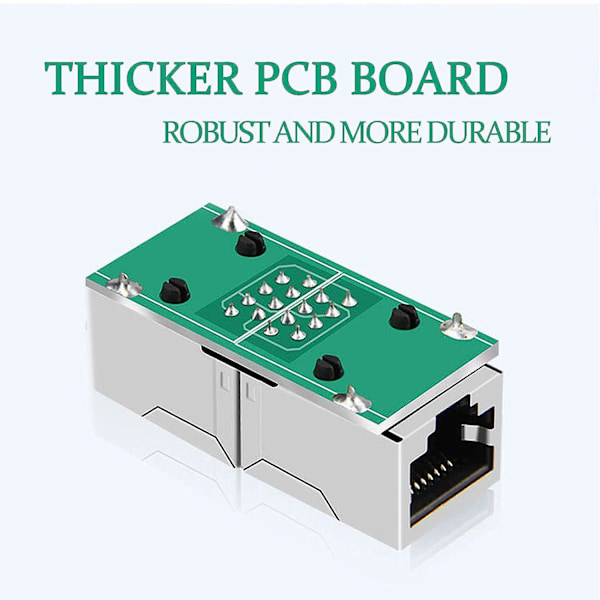 RJ45-koppling, RJ45-kontakt Cat7 Cat6 Cat5e Ethernet-koppling ...
