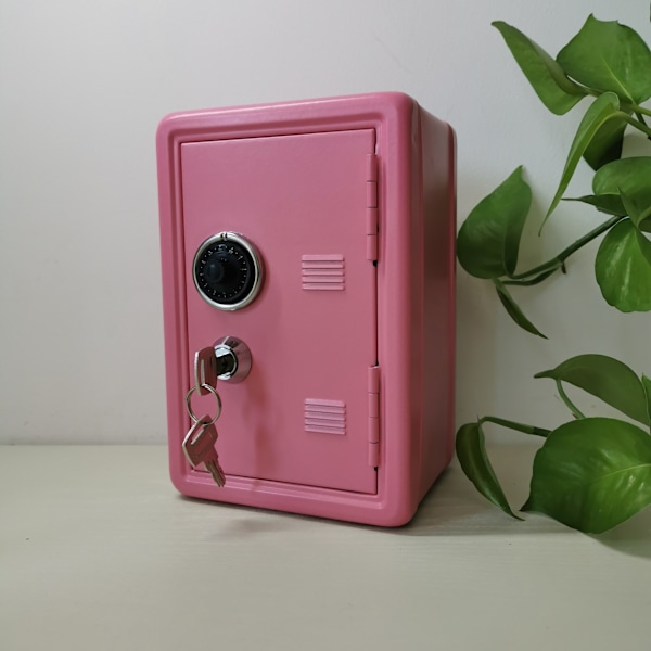 Sparebøsse for barn, pengeskap, safeboks, safe myntbank ...