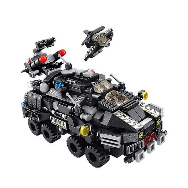 12 In 1 City Swat Armored Fighting Vehicle Air Defense Missile Car Boy ...