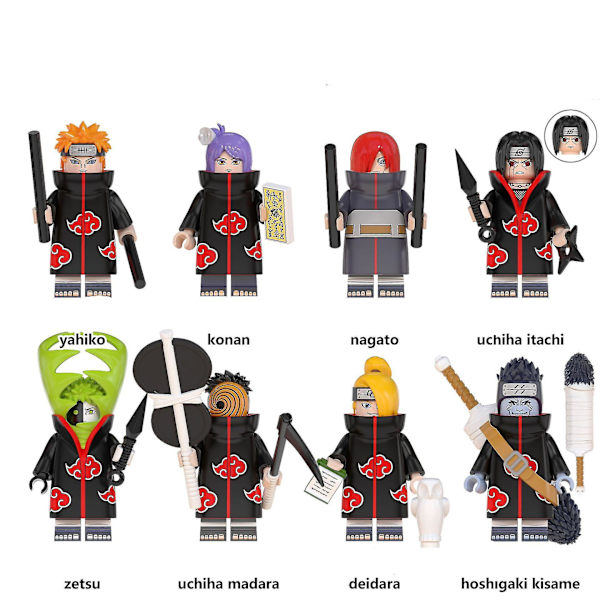 Naruto Building Blocks Series Uzumaki Naruto Haruno Sakura Minifigures ...