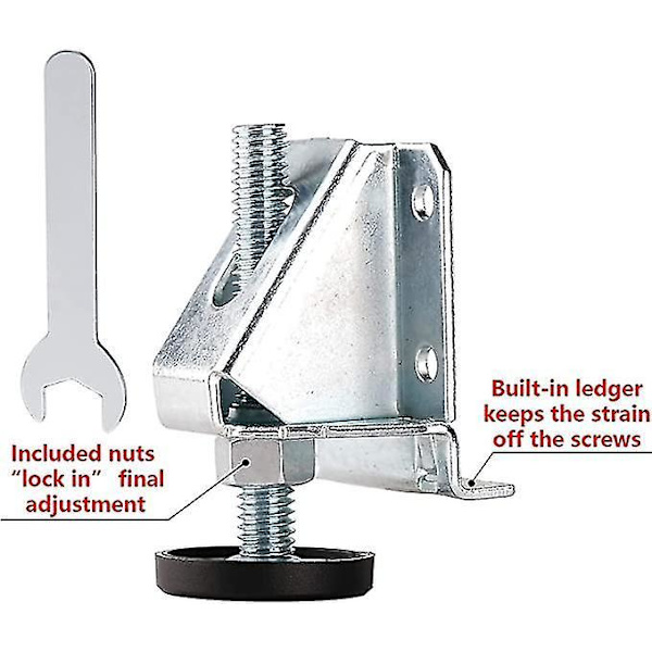 Heavy Duty Leveling Feet Furniture Levelers Adjustable Table Leg ...
