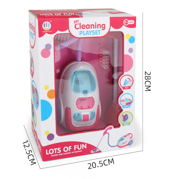 Mini Simulering Dammsugare Verktyg För Tjej Rengöring Simulering Dammsugare Set Leksaker Barn ...