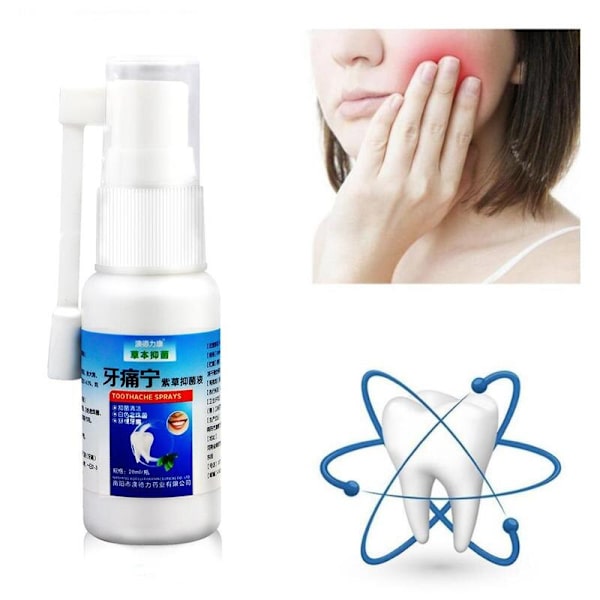 20ml Bakteriostasis Tandvärk Spray Ta Bort Parodontit Lindring Tänder