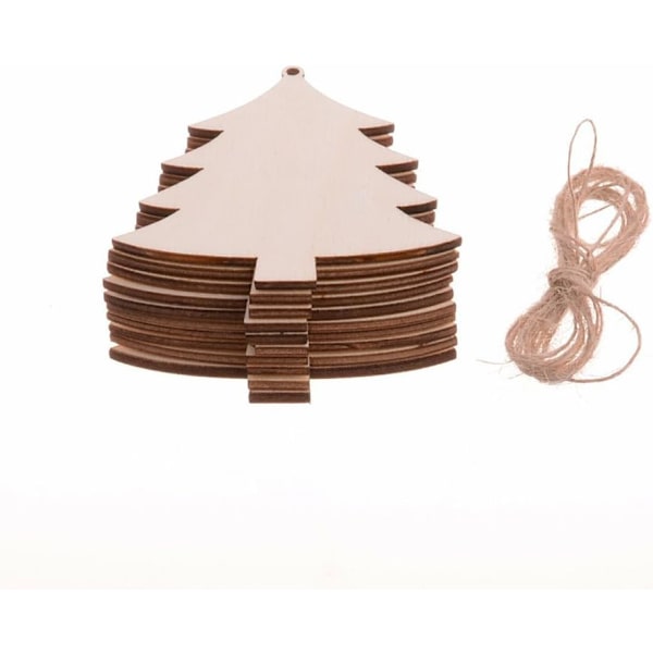 Wood Crafts Julgranshängande prydnad, DIY Christmas Decora f44e | Fyndiq