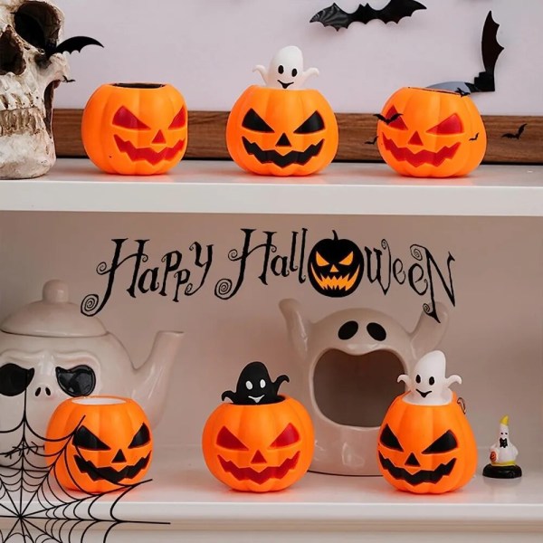 5 st Halloween klämleksak Rolig söt pumpa spökhuvud Glada halloween ... 5 st Halloween klämleksak Rolig söt pumpa spökhuvud Glada halloween ...
