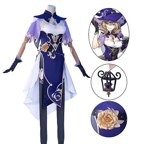 Genshin Impact Costume,genshin Impact Lisa Cosplay Costume,spelkaraktär ...