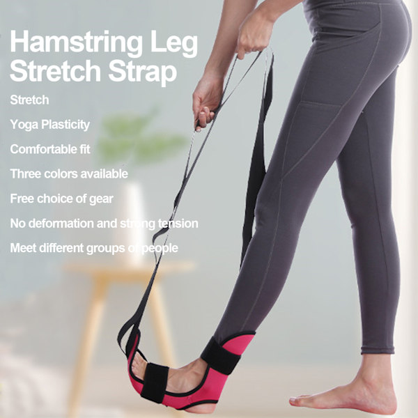 Yoga Ligament Stretching Bælte Hamstring Ben Stretch Strap til ...