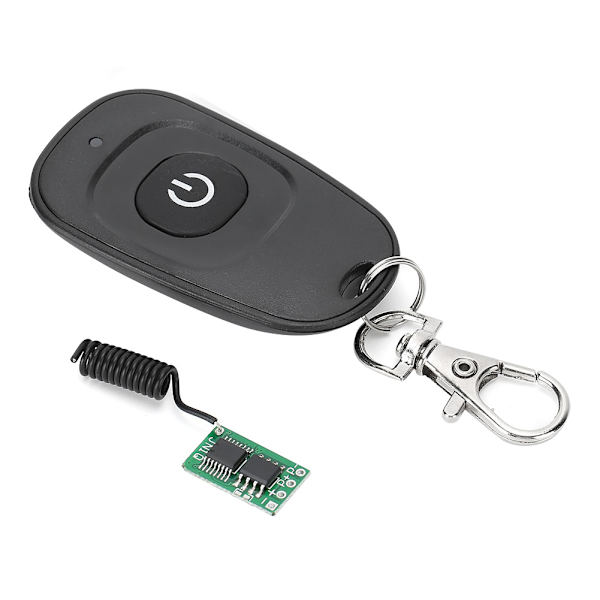 Mini langaton kytkin 3.7V 6V 9V 12V Kaukosäädinrele Ohjain Virta ...