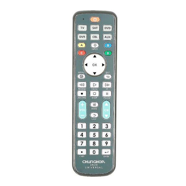 Universal Remote Control For Chunghop Ur618 Tv Vcr Sat Cbl Dvd Aux Dvr