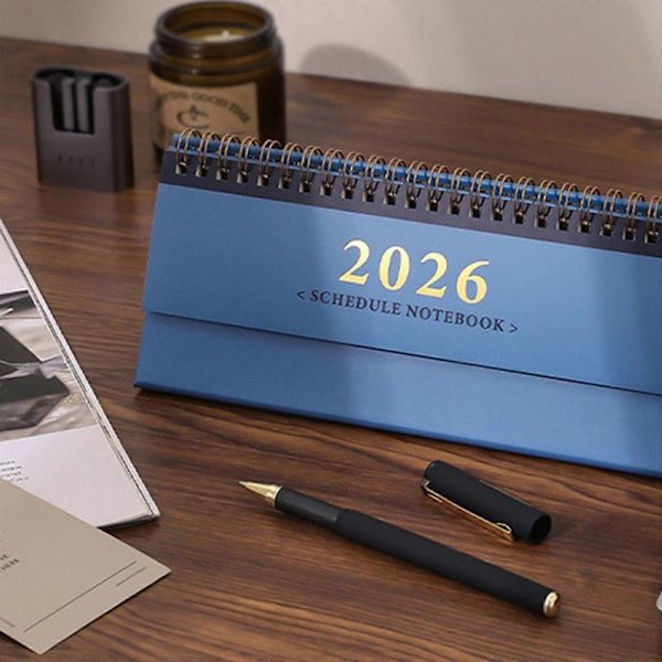 Stående Kalender 2026 Kalender Skrivbordskalender Dubbelspiralbindning ...